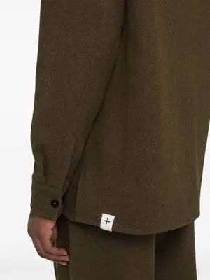 JIL SANDER Drop-shoulder Flannel Shirt