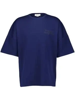 Alexander McQueen Exploded Logo T-shirt - Blue