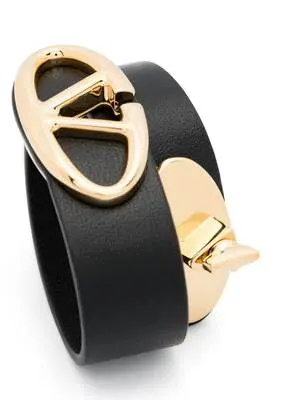 Valentino Garavani Vlogo Buckle Bracelet