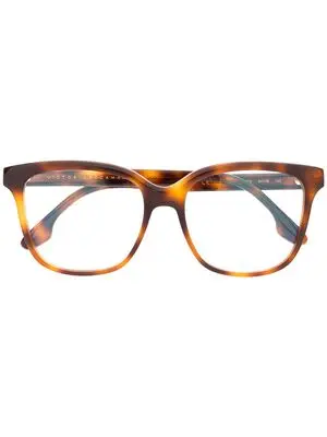 Victoria Beckham Tortoiseshell Square Glasses - Brown