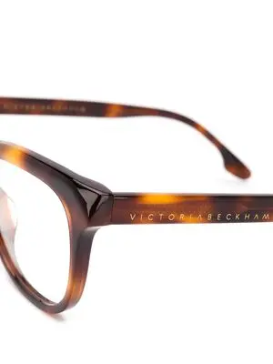 Victoria Beckham Tortoiseshell Rectangle Glasses
