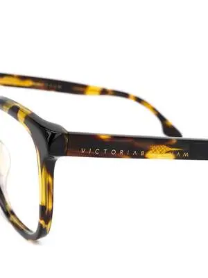 Victoria Beckham Tortoiseshell Rectangle Glasses