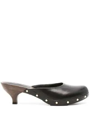 Chloé Judith 40mm Leather Mules