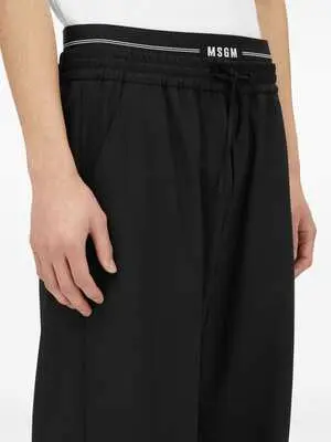 MSGM Logo Waistband Lounge Trousers