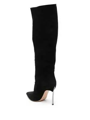 Casadei 100mm Blade Boots - Black