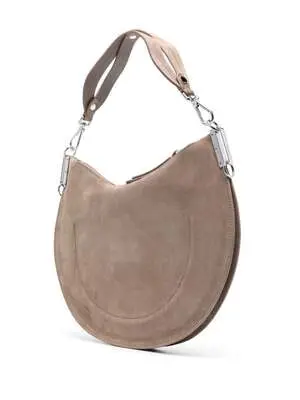 Coccinelle Gitane Suede Crossbody Bag New Taupe