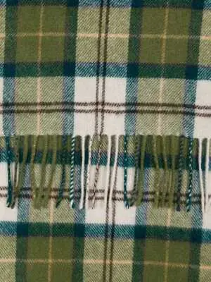 Barbour Tartan Lambswool Scarf - Green