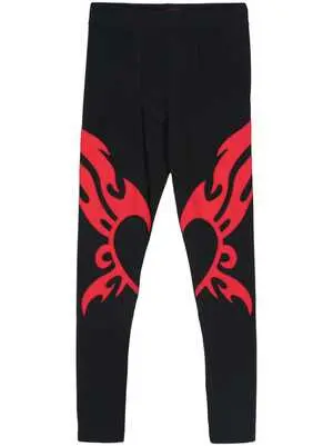 KUSIKOHC Heart-print Leggings