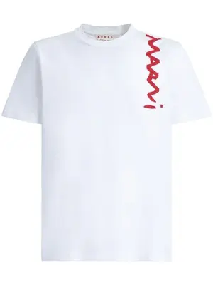 Marni Lettering-deteiling T-shirt