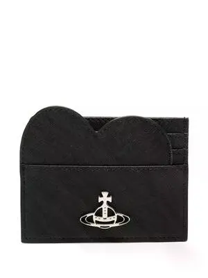 VIVIENNE WESTWOOD Heart Cardholder - Black