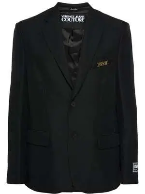 Versace Logo-appliqué Blazer