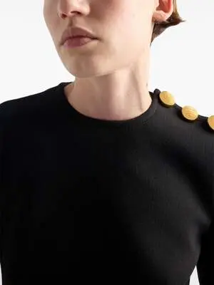Prada Natté Mini Dress - Black