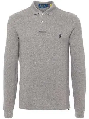 Polo Ralph Lauren Polo-pony-motif Polo Shirt - Grey