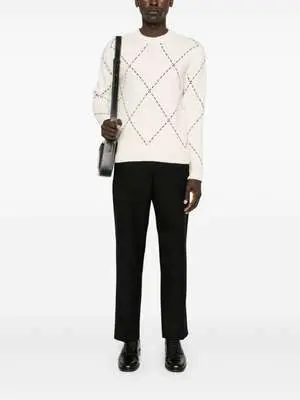 PT TORINO Virgin Wool Straight-leg Trousers