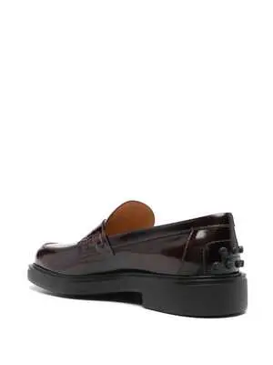 TOD'S Penny-slot Loafers - Red