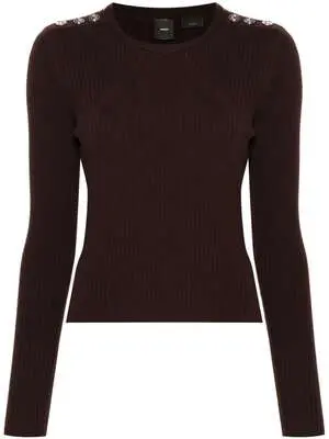 Pinko Button Detailed Knitwear For Women