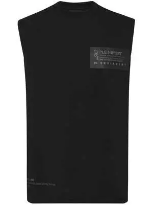 PLEIN SPORT Sleeveless T-shirt - Black