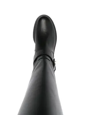 GIANVITO ROSSI Buckled Knee-high Boots