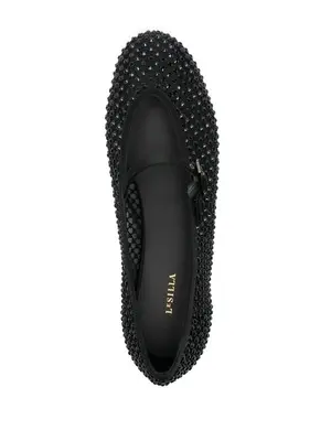 LE SILLA Gilda Ballet Flats - Black