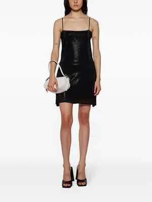 Alexander Wang Mini Slip Dress - Black