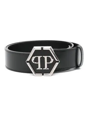 Philipp Plein Logo-buckle Belt - Black