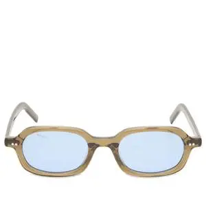AKILA Psyche Sunglasses - Olive Green/sky Blue