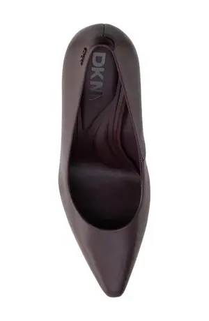 Dkny Chrystie Pointed Toe Pump - Dark Cherry