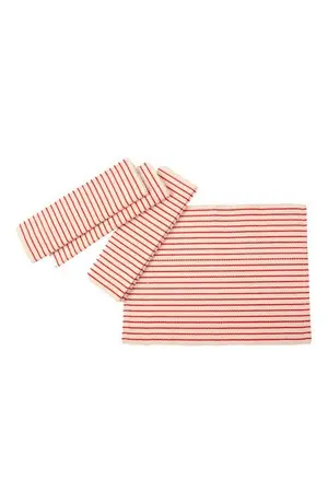 SIAFU HOME Rangi Placemats Set Of 4 - Red