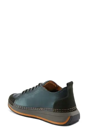 SPRING STEP SHOES Angolan Leather Sneakers - Dark Green Metallic