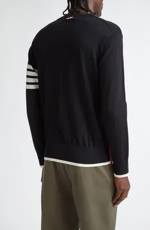 Thom Browne Virgin Wool Crewneck Sweater