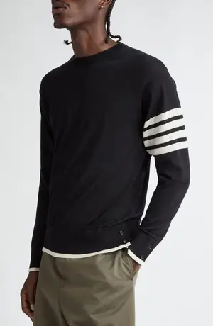 Thom Browne Virgin Wool Crewneck Sweater