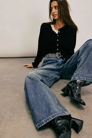 Denimist Teri Carpenter Wide-leg Jeans