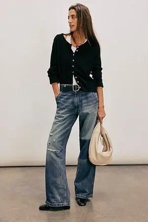 Denimist Teri Carpenter Wide-leg Jeans