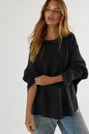 Free People FP One Blake Thermal Black