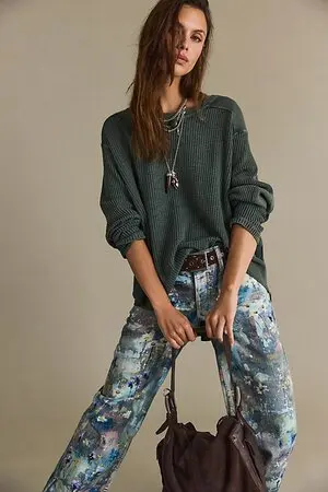 Mid-Weight Stretch Knit Sweaters