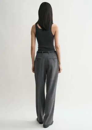 TOTEME Double-pleated Tailored Trousers - Grey