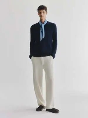 LISA YANG The Chelsea Scarf - Navy