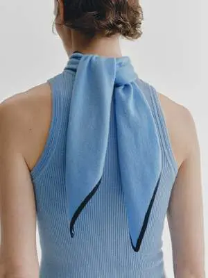 LISA YANG The Chelsea Scarf - Navy