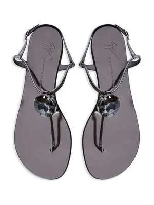 GIUSEPPE ZANOTTI Anthonia Thong Sandals - Grey