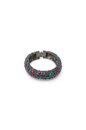 KENNETH JAY LANE Midnight Jewel Bangle - Red