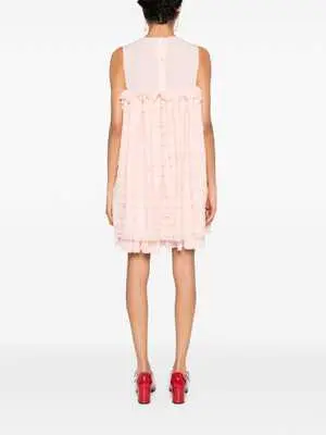 BARUNI Ruffled Mini Dress - Pink