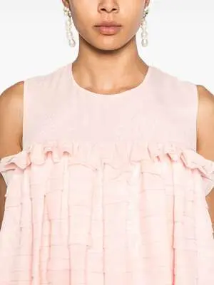 BARUNI Ruffled Mini Dress - Pink