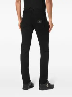 BILLIONAIRE Straight-leg Trousers - Black