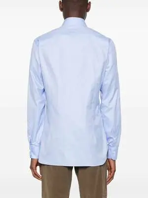 BARBA NAPOLI Cotton Shirt - Blue