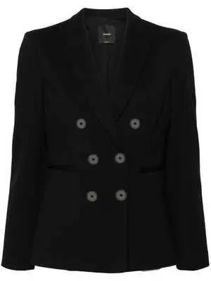 Pinko Alexia Double-breasted Blazer - Black