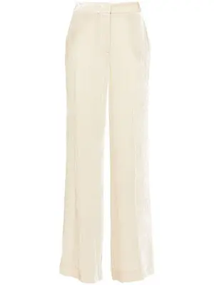 P.a.r.o.s.h Relur Velvet Trousers - Neutrals