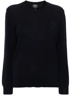 A.p.c. Embroidered-logo Sweater