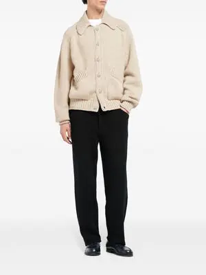 BARRIE Chunky-knit Cashmere Cardigan - Neutrals