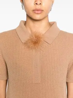 Blumarine Virgin Wool Top - Brown