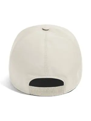 Zegna Embroidered Baseball Cap - White
